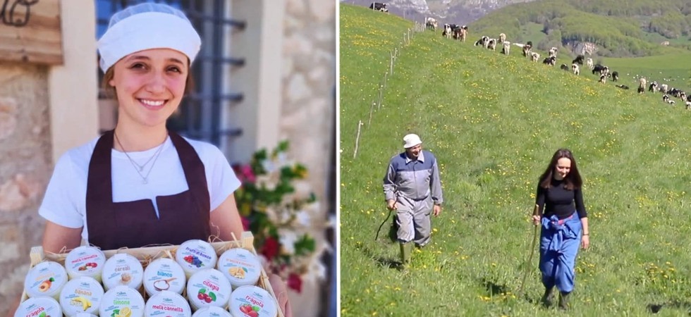 Dalla mungitura delle vacche alla produzione di yogurt e gelati, la ...