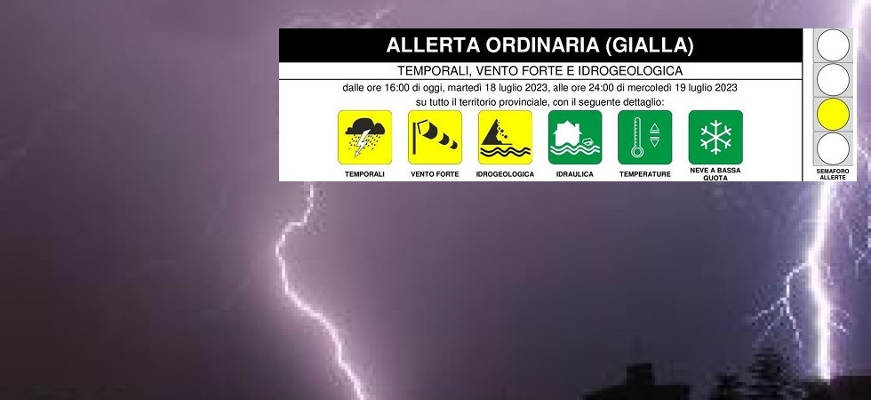 Maltempo, dopo il caldo scatta l'allerta meteo: in arrivo temporali anche molto intensi, vento ...