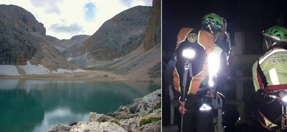 Un 18enne si tuffa nel lago di montagna ma sbaglia i calcoli e finisce ...