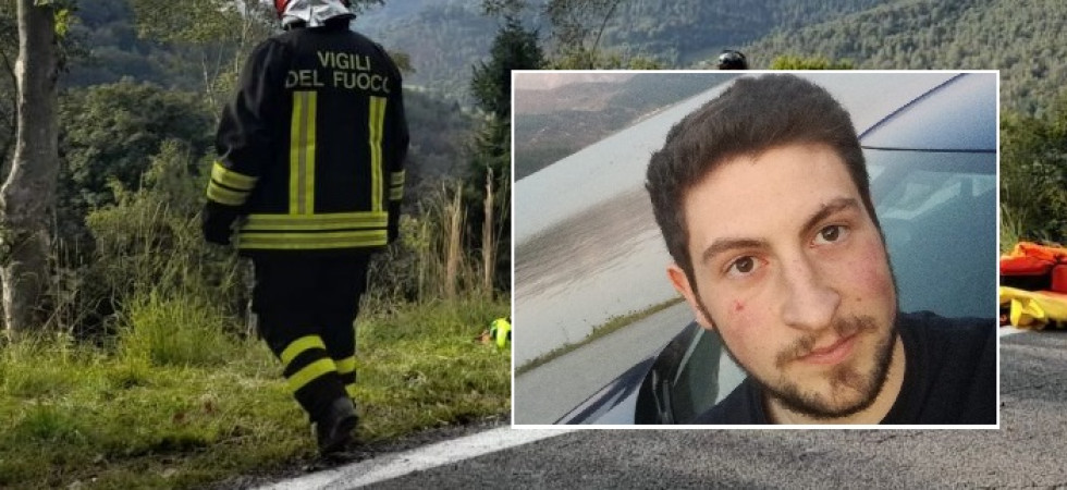 Si scontra in moto con il fratello e viene scaraventato in un dirupo ...