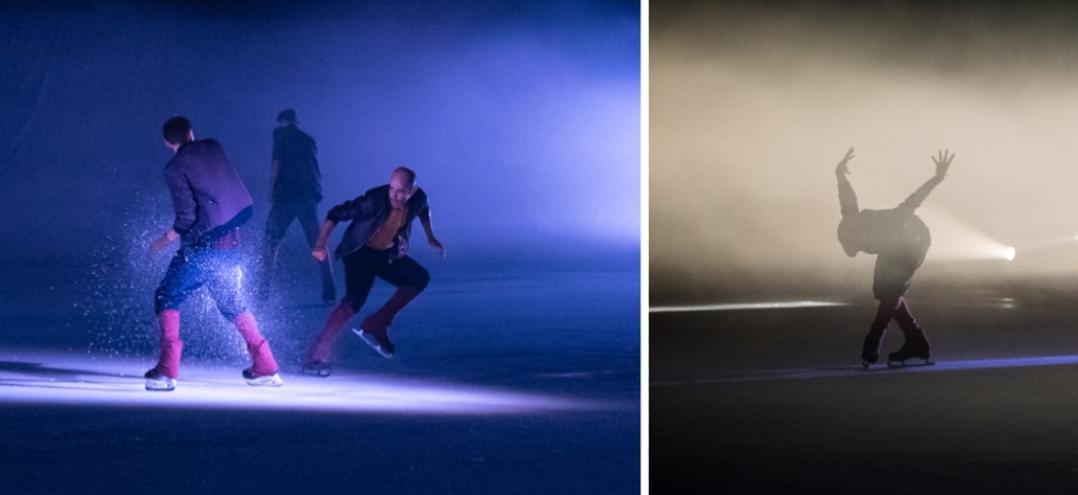 "Le danze in cielo degli uccelli diventano coreografie sul ghiaccio che ...