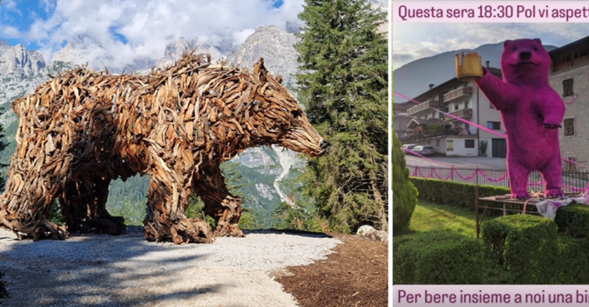 Psicosi orso, ora si attaccano anche le statue. Ma i plantigradi sono ...