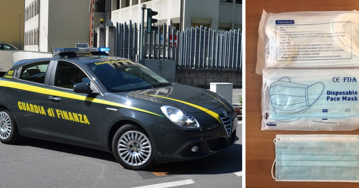 Marchio “Ce” contraffatto: sequestrate 557 mascherine chirurgiche fuori ...