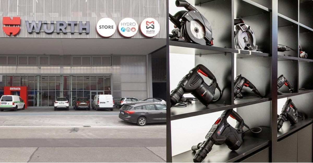 Würth Flagship Store, due negozi in uno e 10 mila prodotti in pronta ...