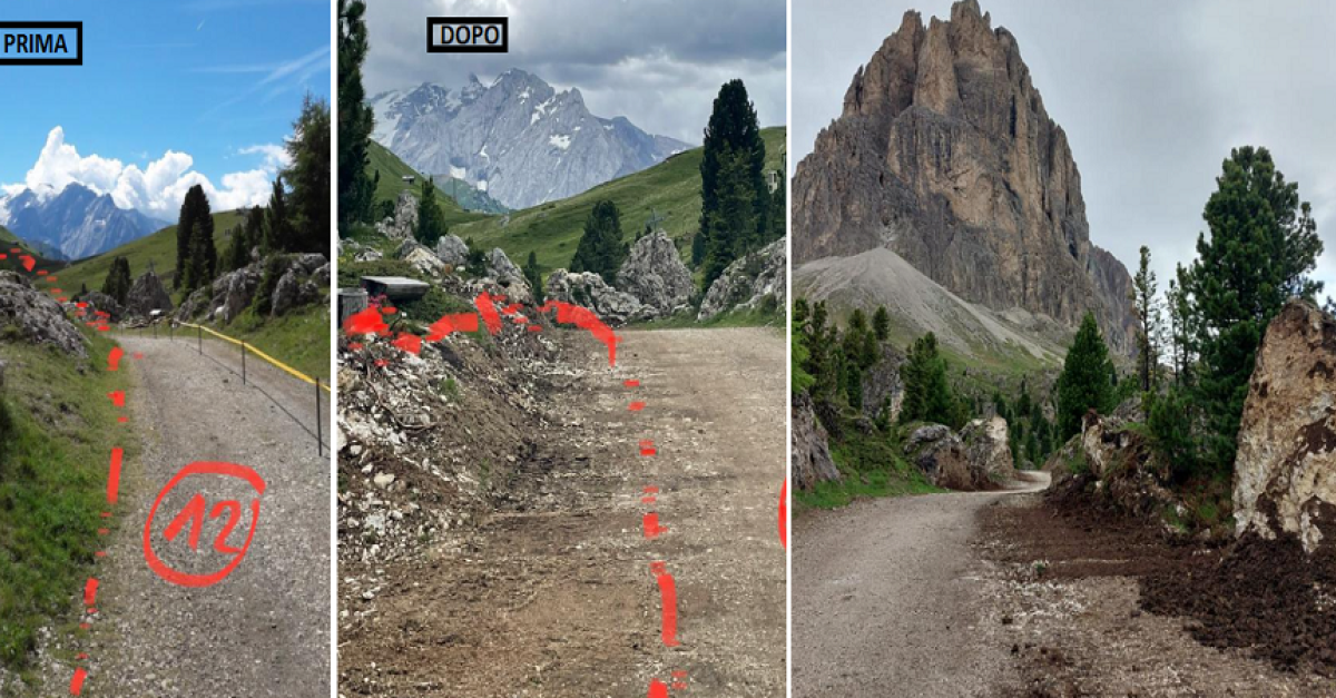 ''La Città dei Sassi, monumento naturale, deturpata per allargare le ...