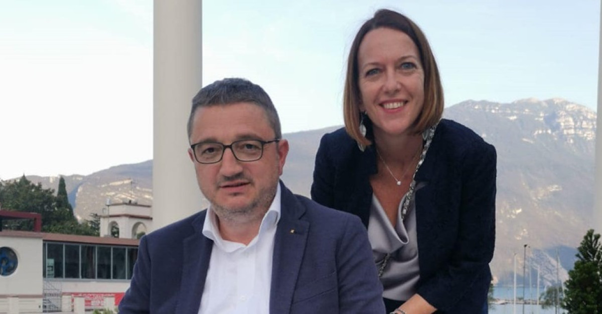 La sindaca di Riva del Garda Cristina Santi e il consigliere Prati ...