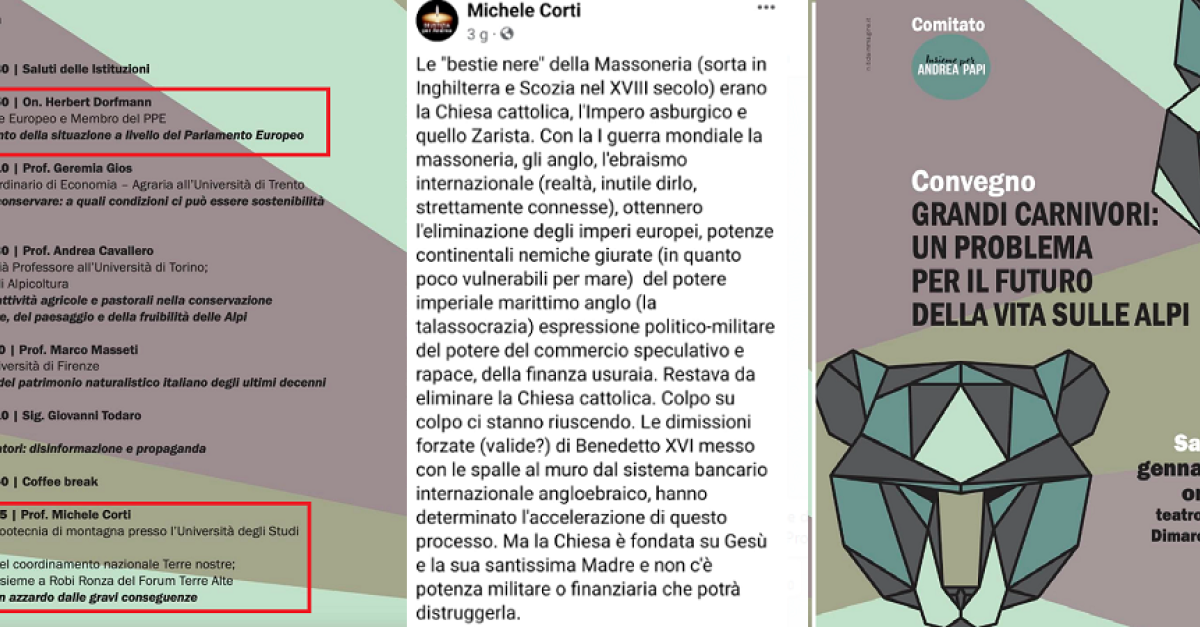 All'incontro contro i grandi carnivori del comitato per Andrea Papi ...