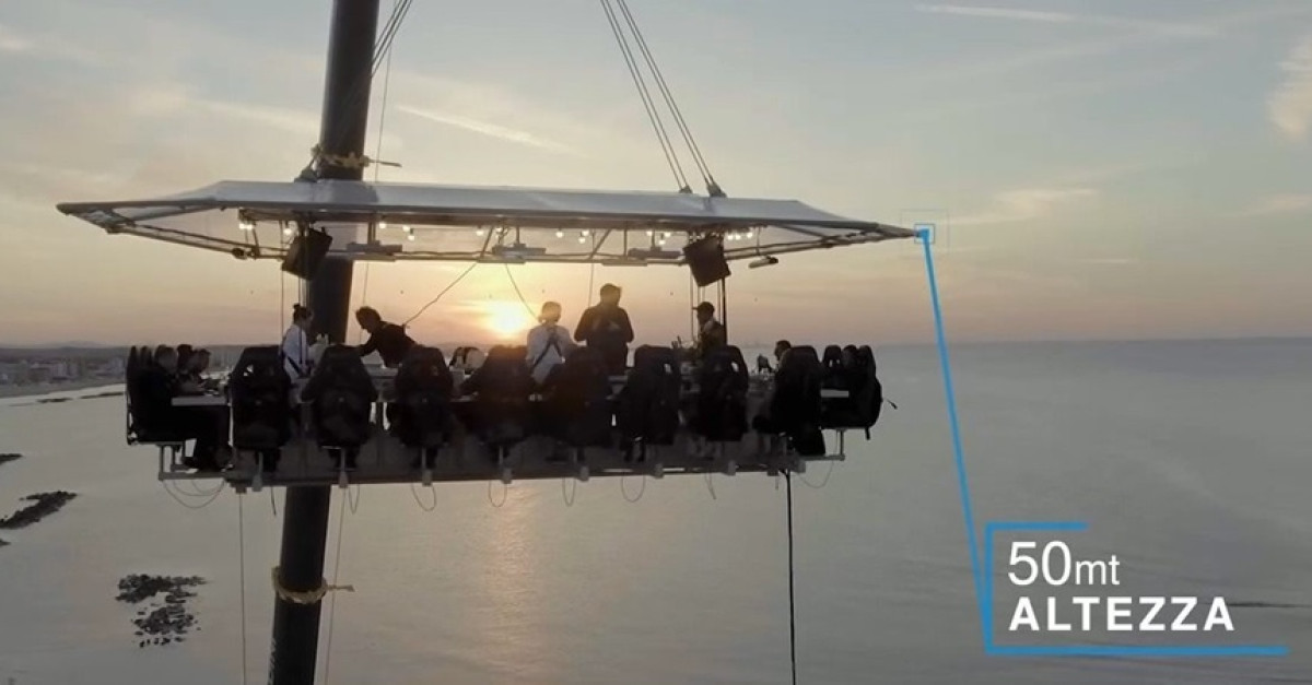 "Dinner in the sky" arriva anche sul lago di Garda: Lazise ospiterà il ...