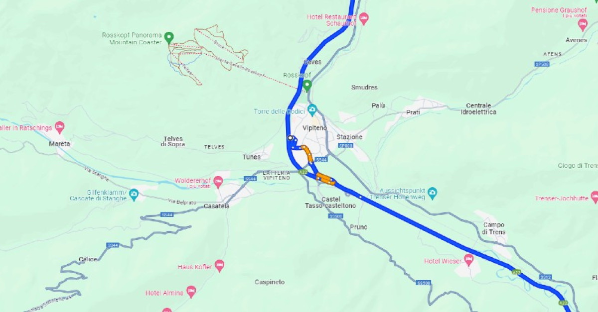 Riappare su Google Maps il tratto di A22 "scomparso", indicazioni ...