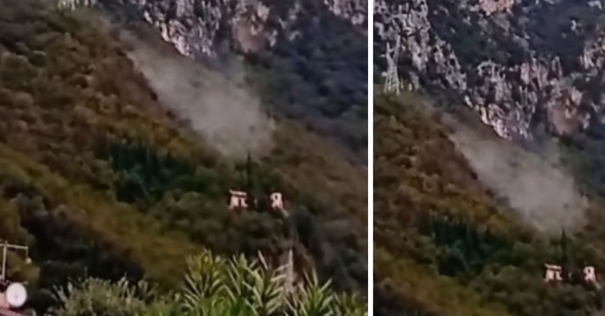 Prima il boato e poi la frana sulle pendici del monte (VIDEO), i pezzi ...