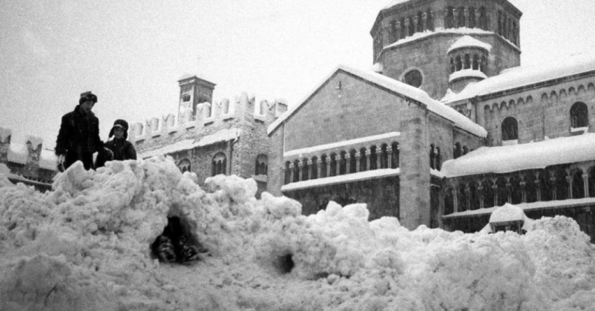 Dai meno 16 gradi di Trento ai meno 21 di Cavalese: quarant'anni fa l ...