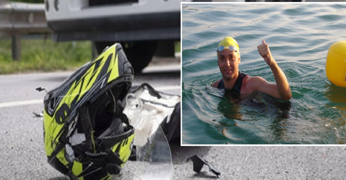 Tragico scontro moto-furgone, morto il poliziotto nuotatore Federico ...