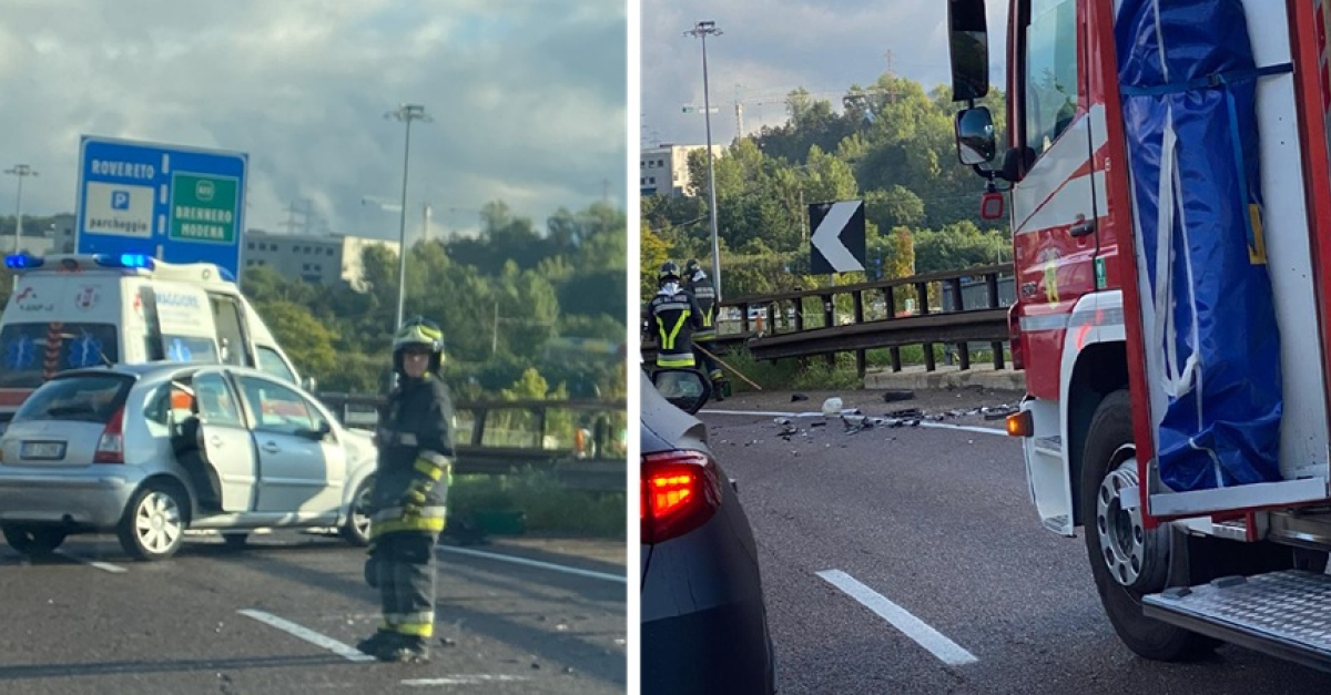 Perde il controllo dell'auto e si schianta contro il guard-rail, l'impatto violentissimo ...