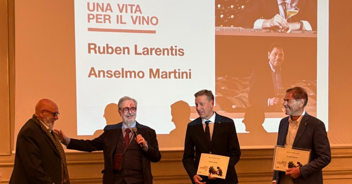 Una vita per il vino, Doctorwine premia Ruben Larentis e Anselmo ...