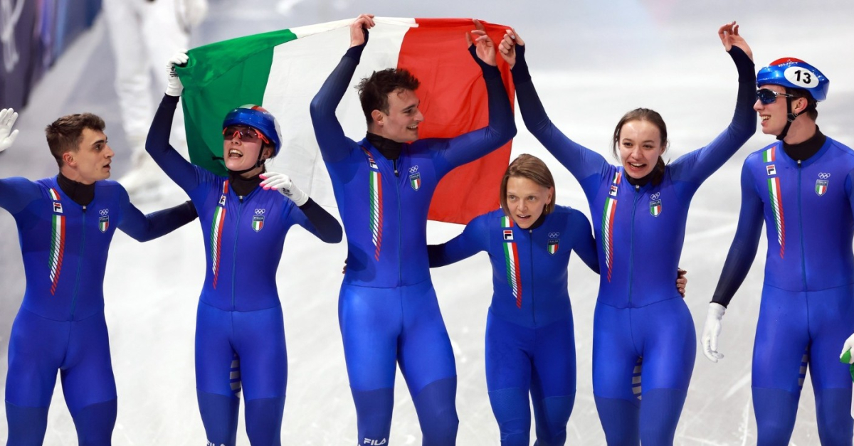Capolavoro della staffetta di short track: Pietro Sighel, Thomas ...