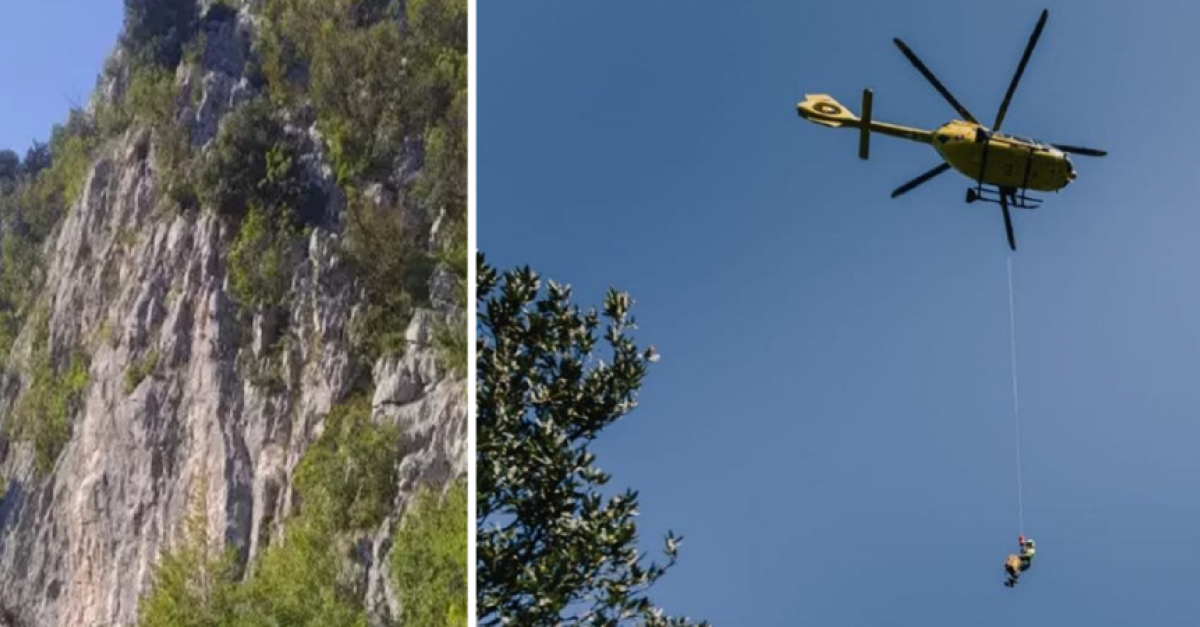Brutto incidente in parete, un uomo (secondo di cordata) cade e sbatte ...