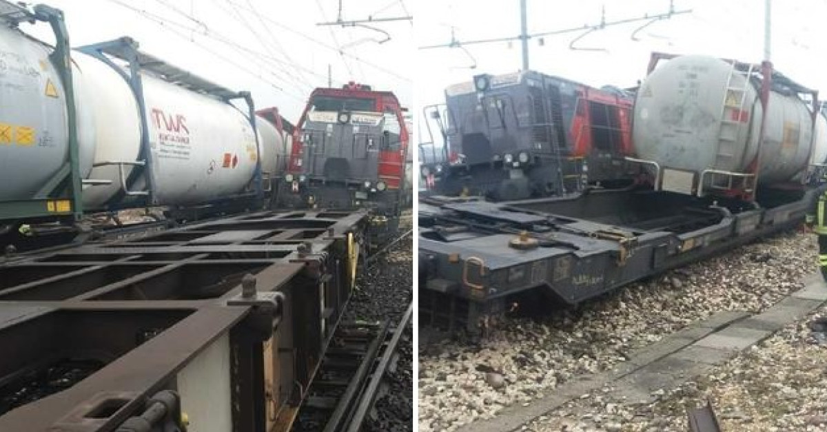 Scontro fra treni, coinvolta una cisterna che trasporta liquidi ...
