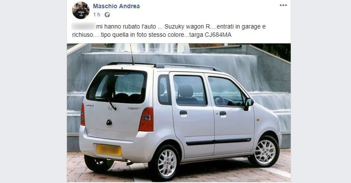 Rubata l'auto al consigliere comunale di Trento Andrea Maschio ...