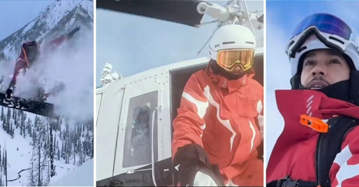 (VIDEO) Lewis Hamilton sfreccia sulla neve fresca con lo snowboard ...