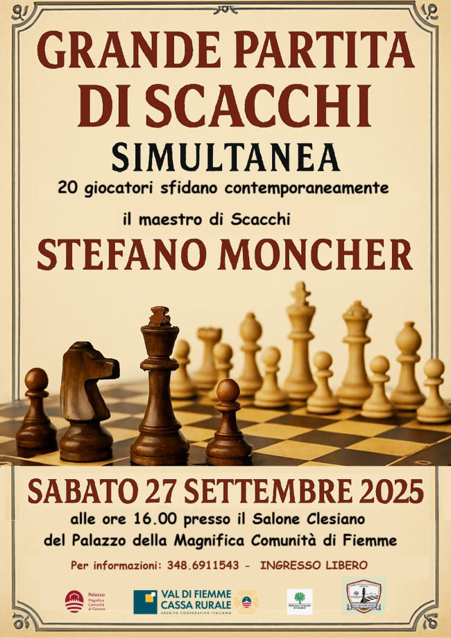 La Grande partita di scacchi nel cuore del Palazzo della Magnifica ...