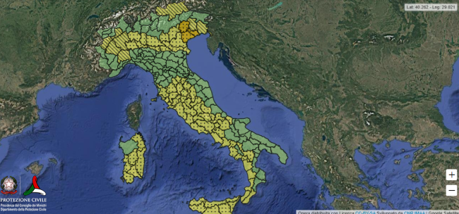 Maltempo in arrivo: allerta arancione in Veneto, gialla in Alto Adige e Friuli Venezia Giulia ...